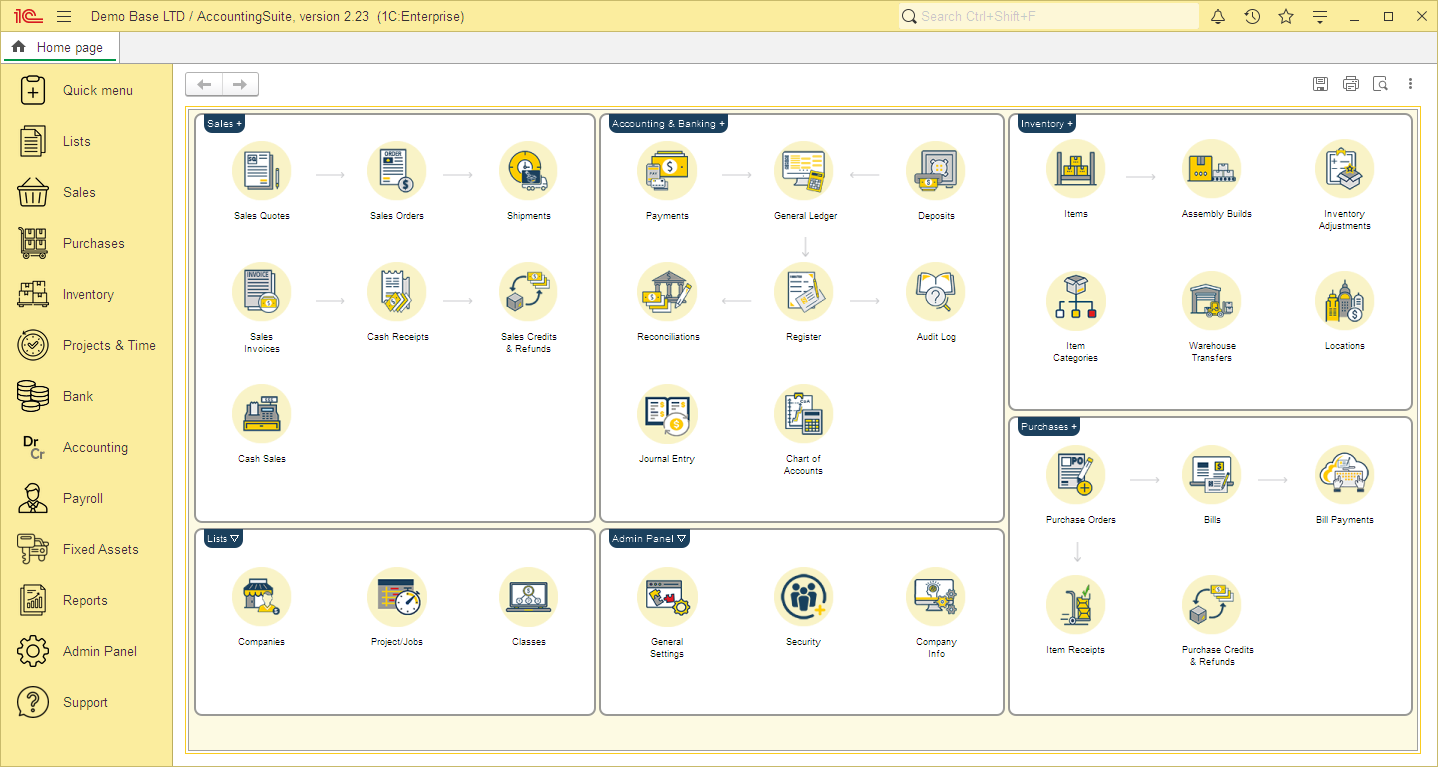 Features – AccountingSuite