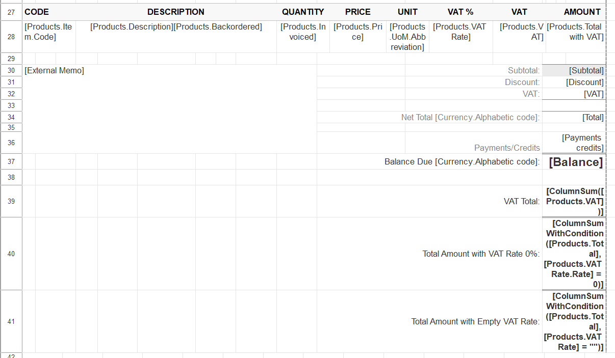 Print form templates – AccountingSuite