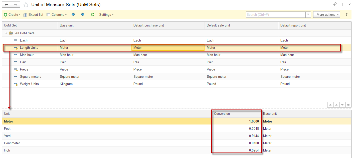 Unit of Measure Sets (UoM Sets) – AccountingSuite