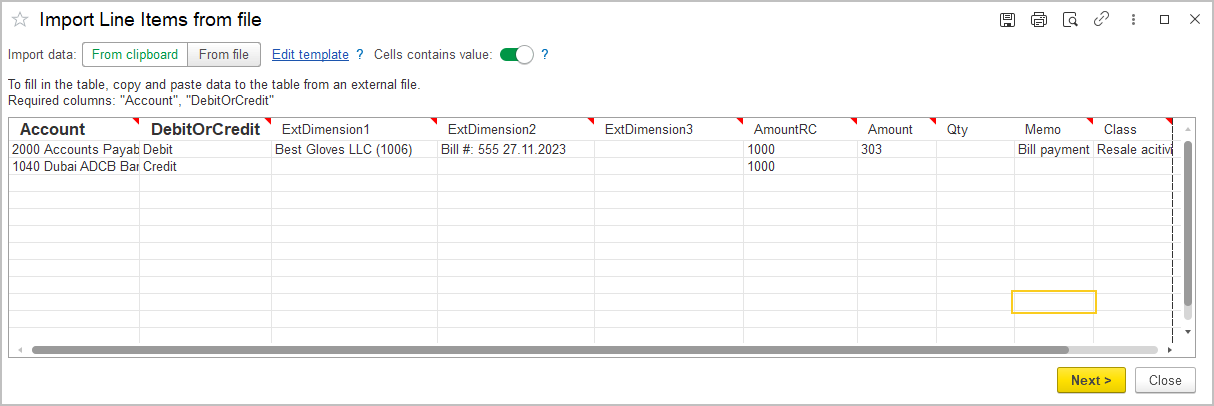 Data Import Tool – AccountingSuite
