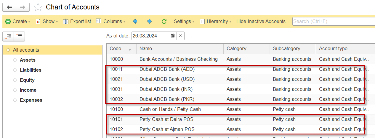 Bank Accounts – AccountingSuite